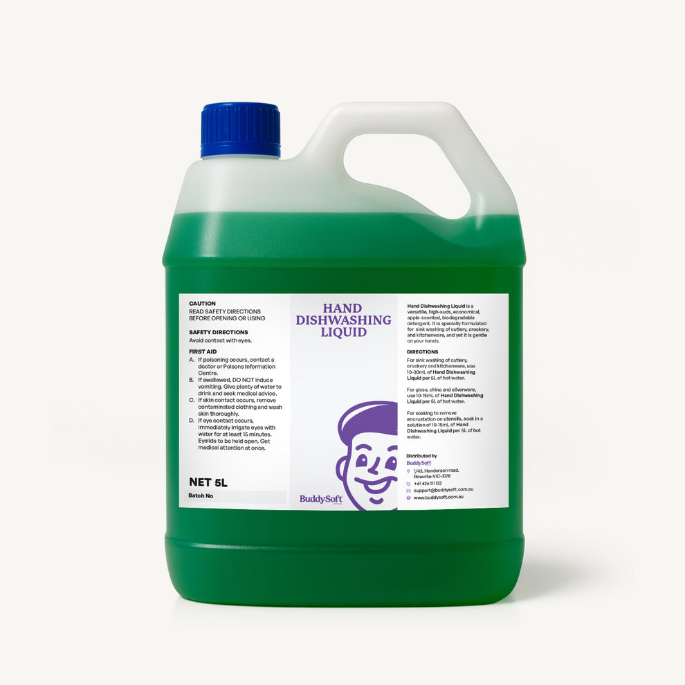 Hand Dishwashing Liquid 5L Australia | Bulk Commercial – BuddySoft